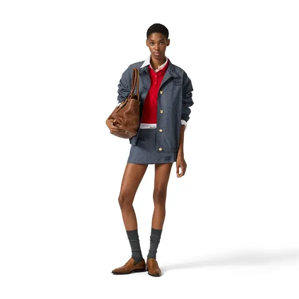 Miu Miu Checked Mini Skort