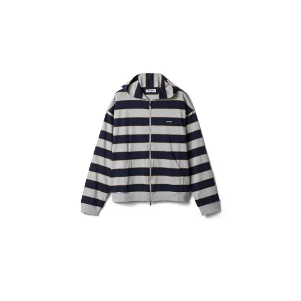 Miu Miu Striped Jersey Hoodie