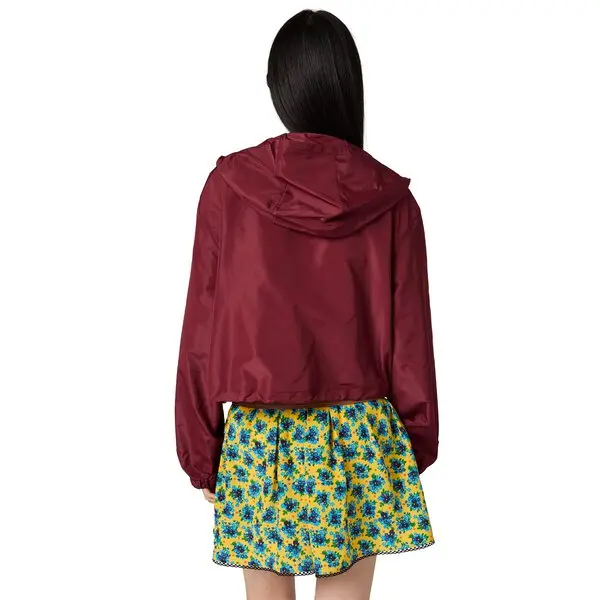 Miu Miu Technical Fabric Blouson Jacket - Amaranth Red
