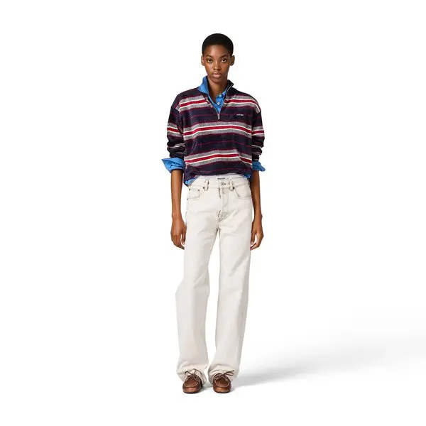Miu Miu Half-zipper Chenille Sweater