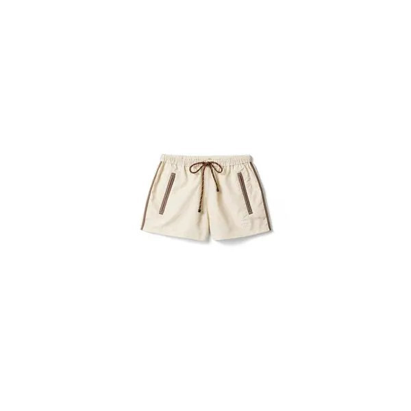 Miu Miu Technical Fabric Shorts - Vanilla