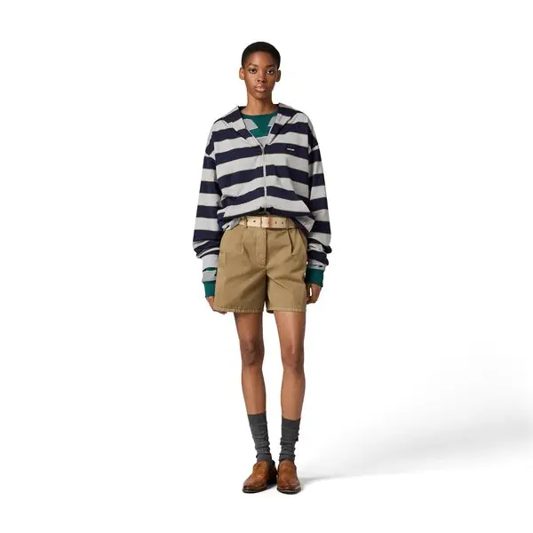 Miu Miu Gabardine Bermuda Shorts