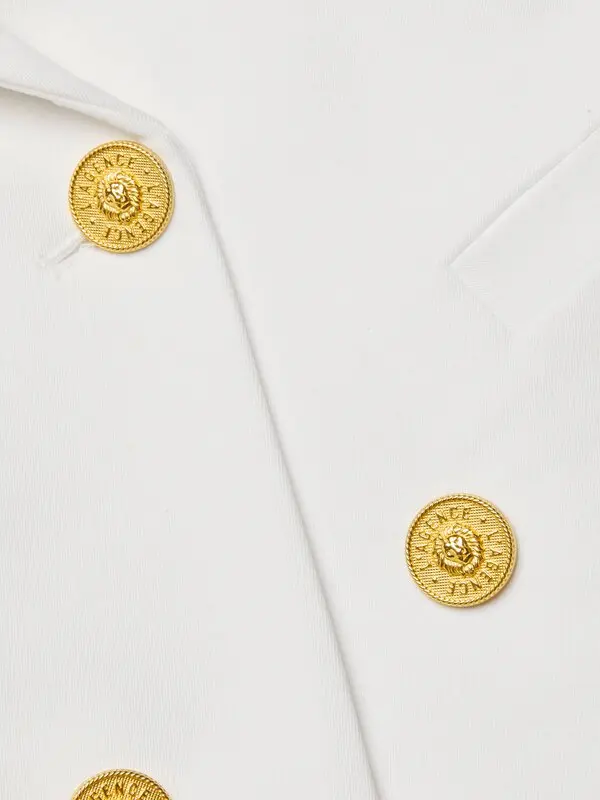 L'Agence Kyomi Double-breasted Blazer - White