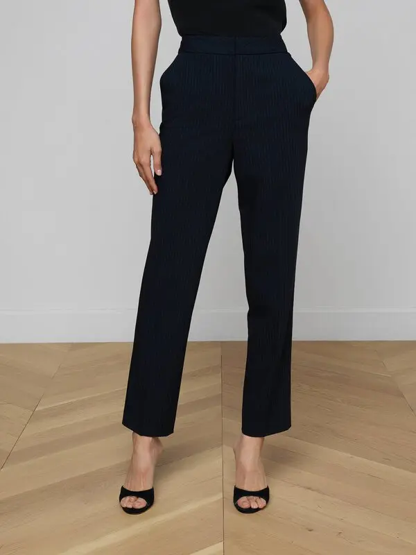 L'Agence Rebel Pinstriped Trouser