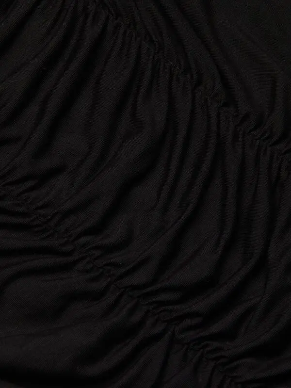 L'Agence Baliegh Ruched Bodysuit - Black