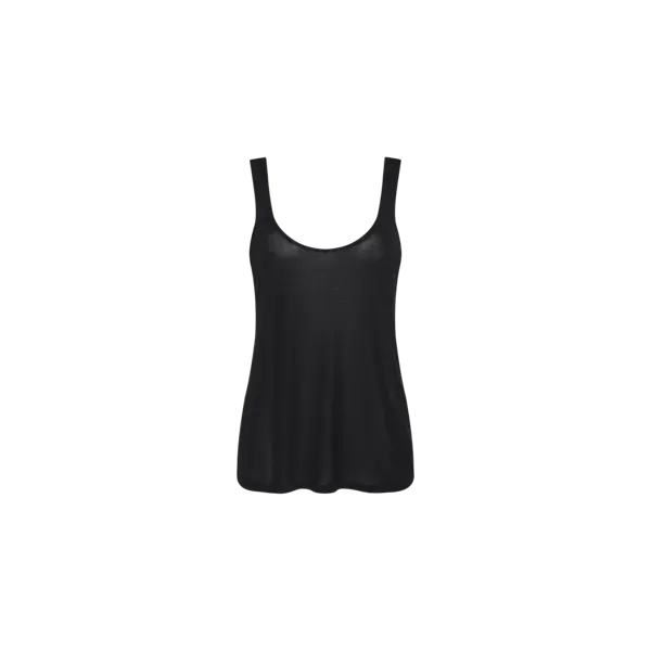 L'Agence Celia Scoopneck Tank Top - Black