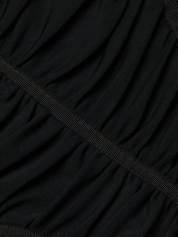 L'Agence Asuka Mesh Corset Top
