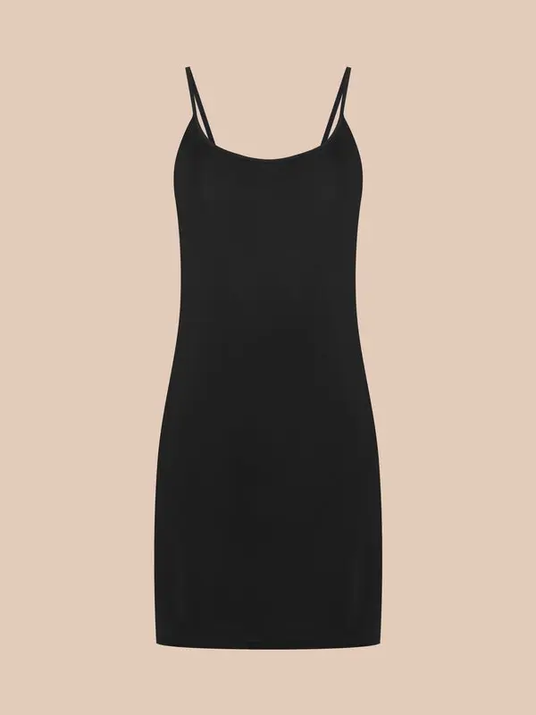 L'Agence Raye Slip Lining Dress - Black