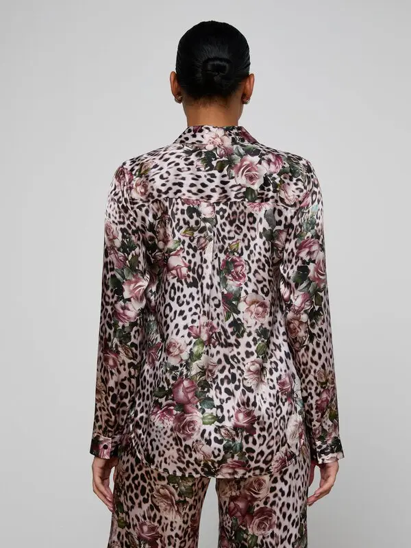 L'Agence Tyler Silk Blouse Top