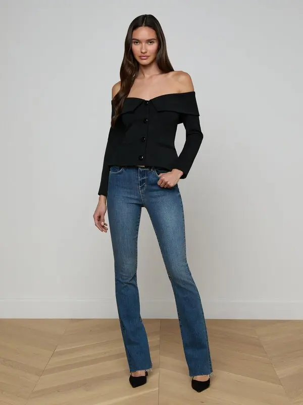 L'Agence Ingrid Blazer Top