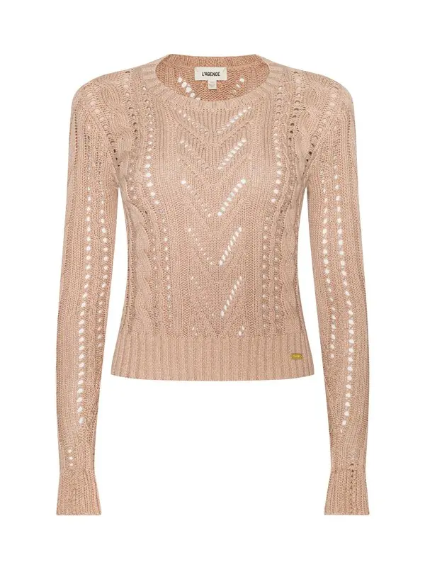 L'Agence Mio Cabled Pullover