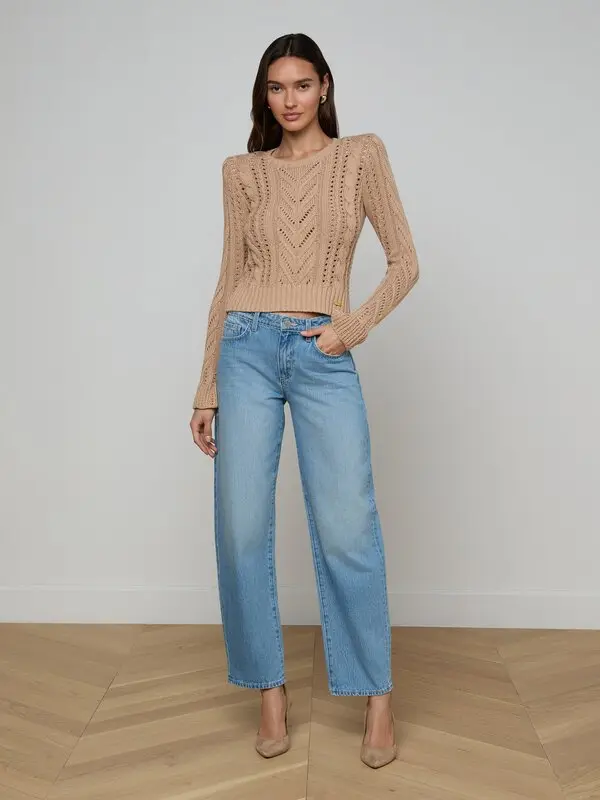 L'Agence Mio Cabled Pullover