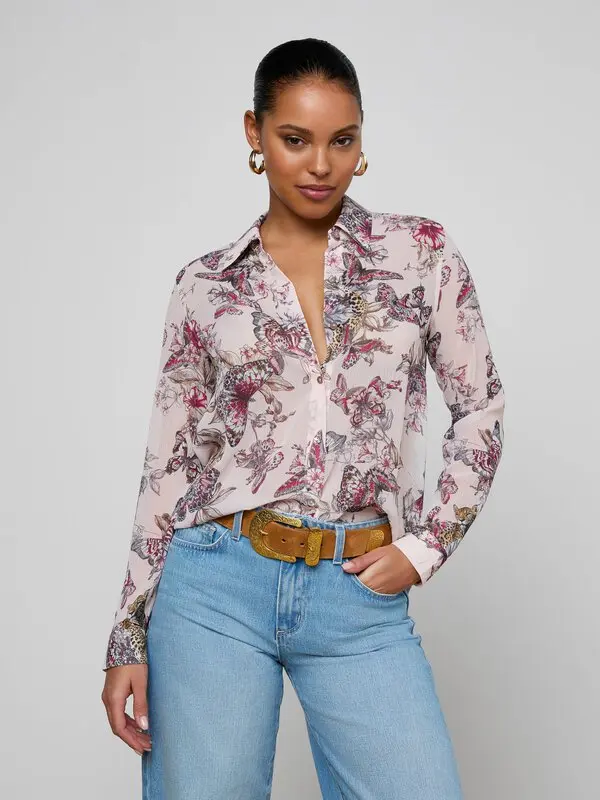 L'Agence Laurent Blouse Top