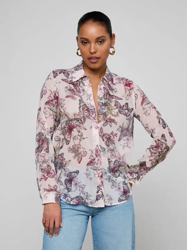 L'Agence Laurent Blouse Top