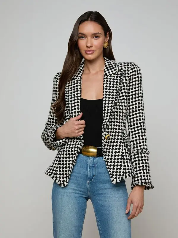 L'Agence Kaisley Tweed Blazer