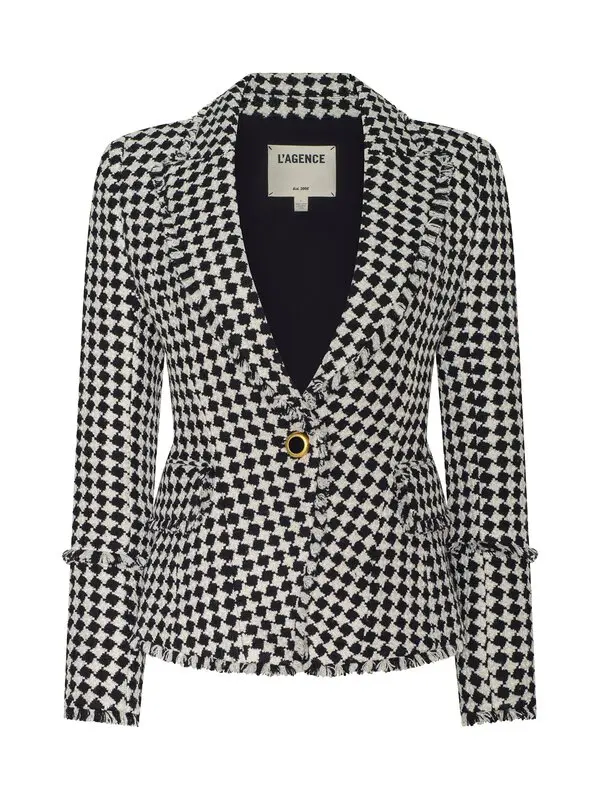 L'Agence Kaisley Tweed Blazer