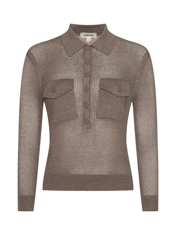 L'Agence Carine Buttoned Sweater