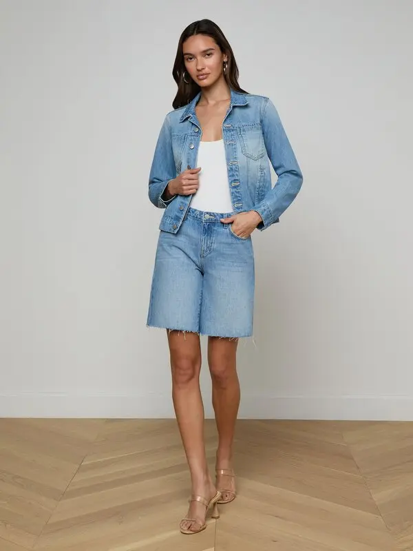L'Agence Celine Jean Jacket - Bellflower