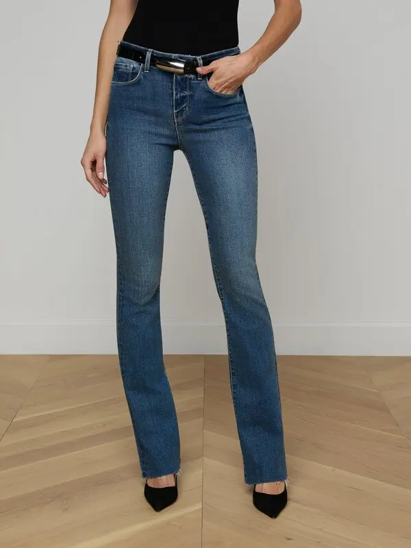 L'Agence Ruth Straight-leg Jeans