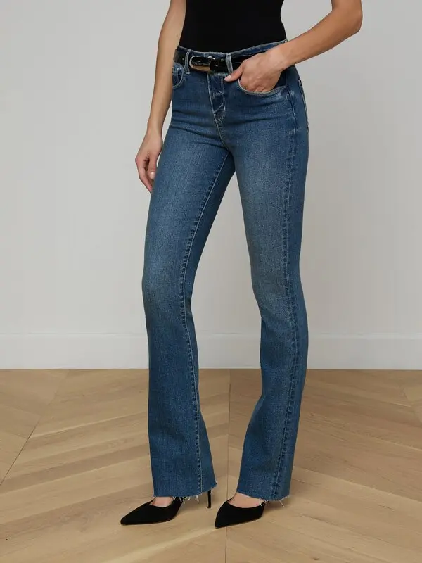 L'Agence Ruth Straight-leg Jeans