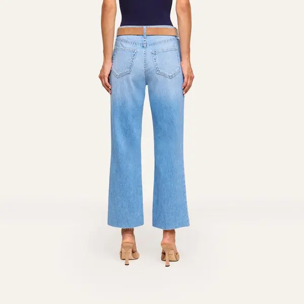 L'Agence Wanda Cropped Wide-leg Jeans
