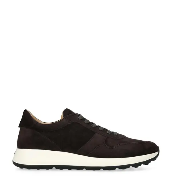 TOD'S Suede Allacciato 79k Sneakers - Brown