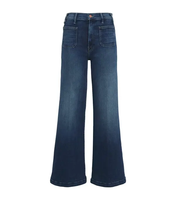 MOTHER The Hustler Roller Wide-leg Jeans