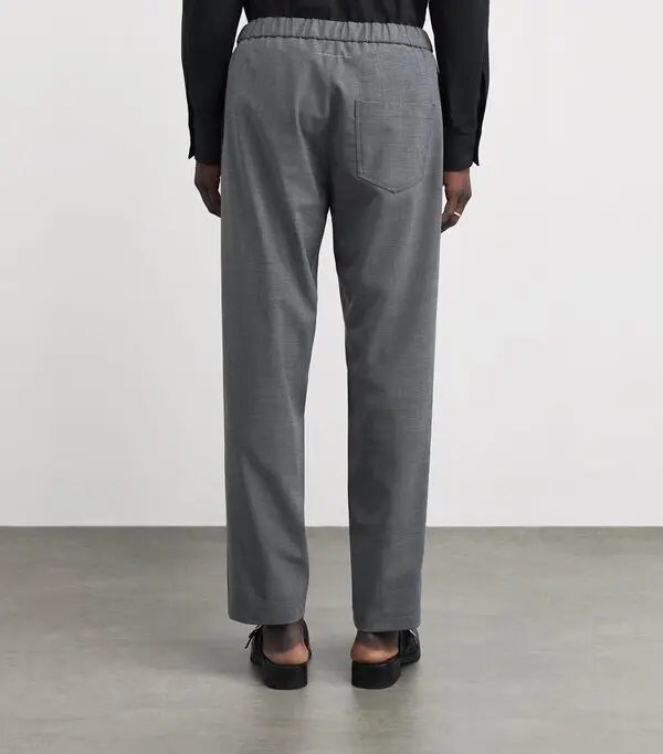 MAISON MARGIELA Drawstring Tailored Trousers - Grey