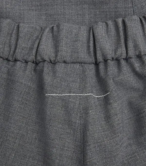 MAISON MARGIELA Drawstring Tailored Trousers - Grey