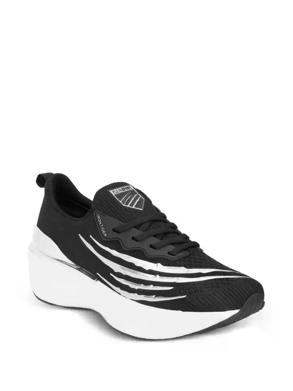 PLEIN SPORT Tiger Scratch Iron Tiger Sneakers - Black