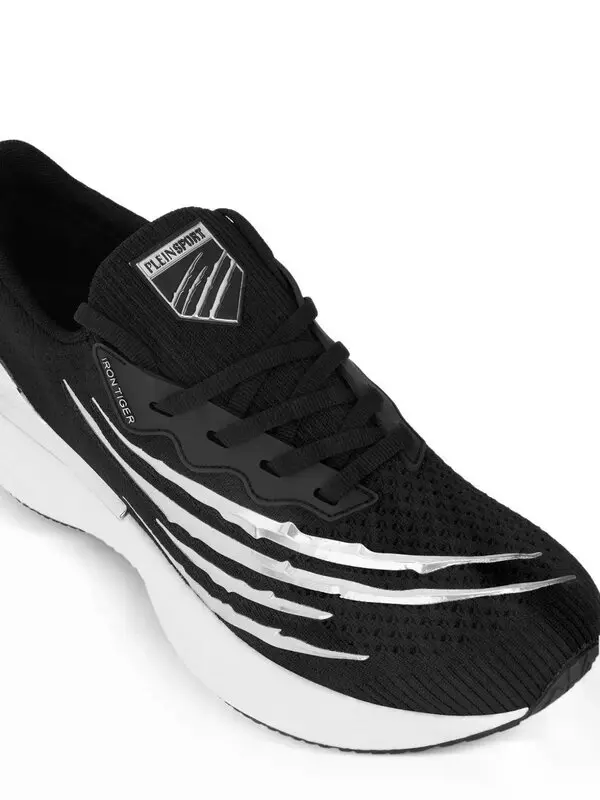 PLEIN SPORT Tiger Scratch Iron Tiger Sneakers - Black