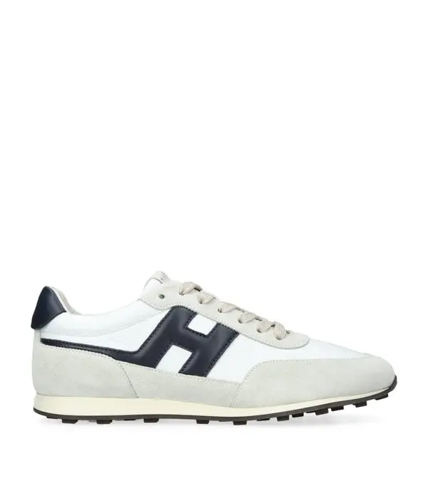 Hogan Leather H669 Allacciato Sneakers - White