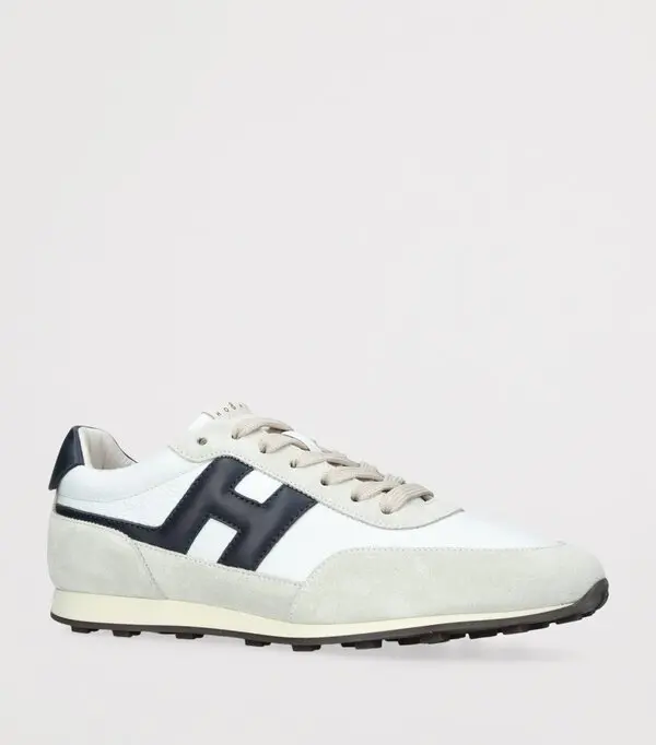 Hogan Leather H669 Allacciato Sneakers - White