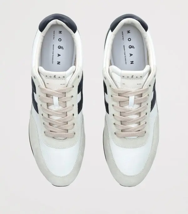 Hogan Leather H669 Allacciato Sneakers - White