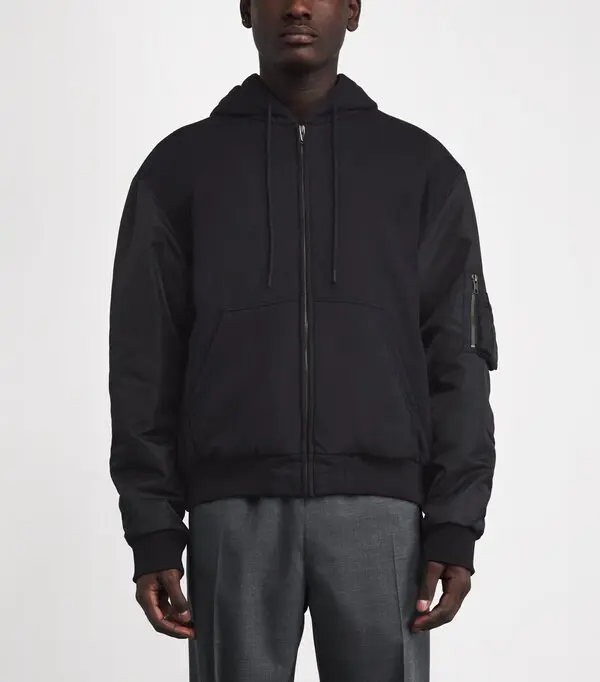 MAISON MARGIELA Padded Hooded Bomber Jacket