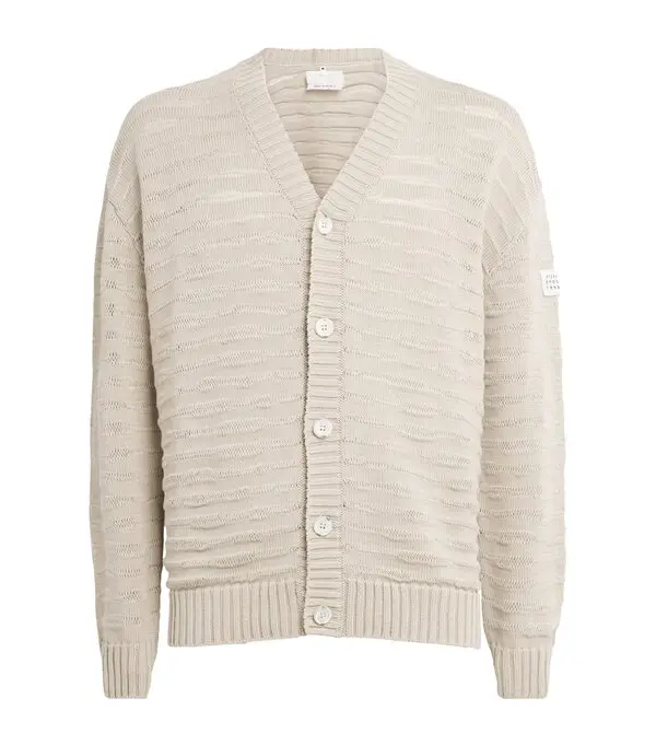 MAISON MARGIELA Cotton Rib Cardigan