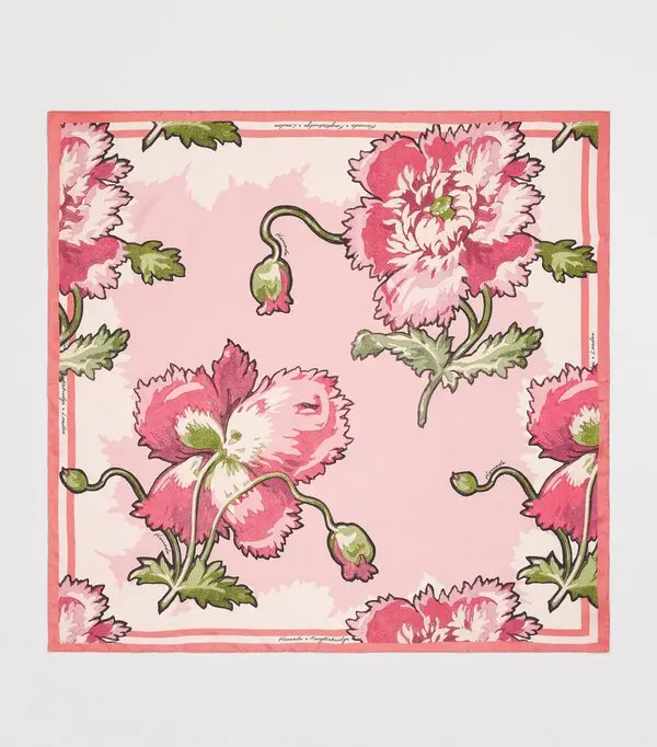 Harrods Silk Floral Scarf