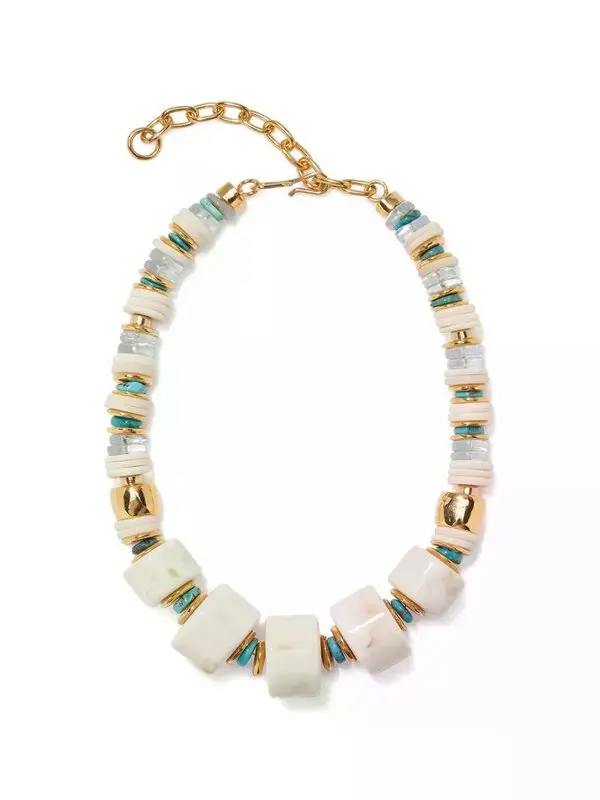 LIZZIE FORTUNATO Beaded Necklace - White