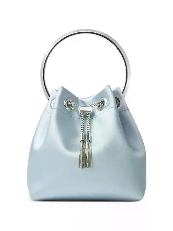 JIMMY CHOO Ring Handle Tassel Bon Bon Shoulder Bag