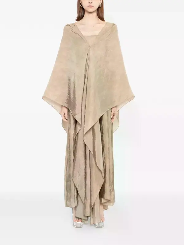 SHATHA ESSA Draped Maxi Dress