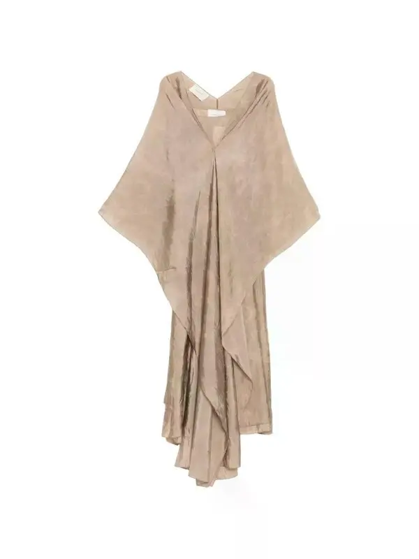 SHATHA ESSA Draped Maxi Dress