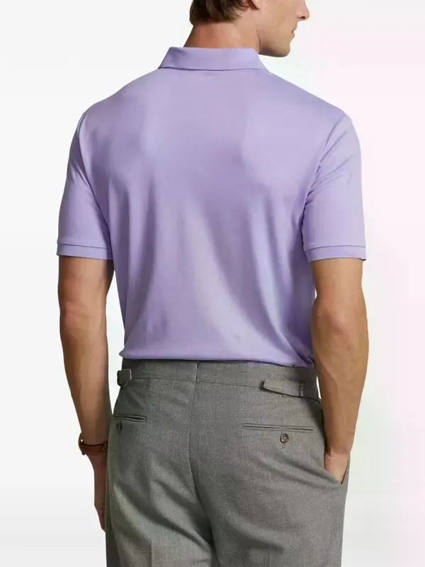 Polo Ralph Lauren Embroidered Polo Shirt - Purple