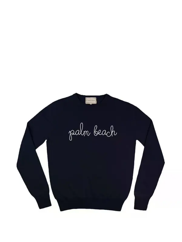 Lingua Franca Crew-neck Pullover - Blue