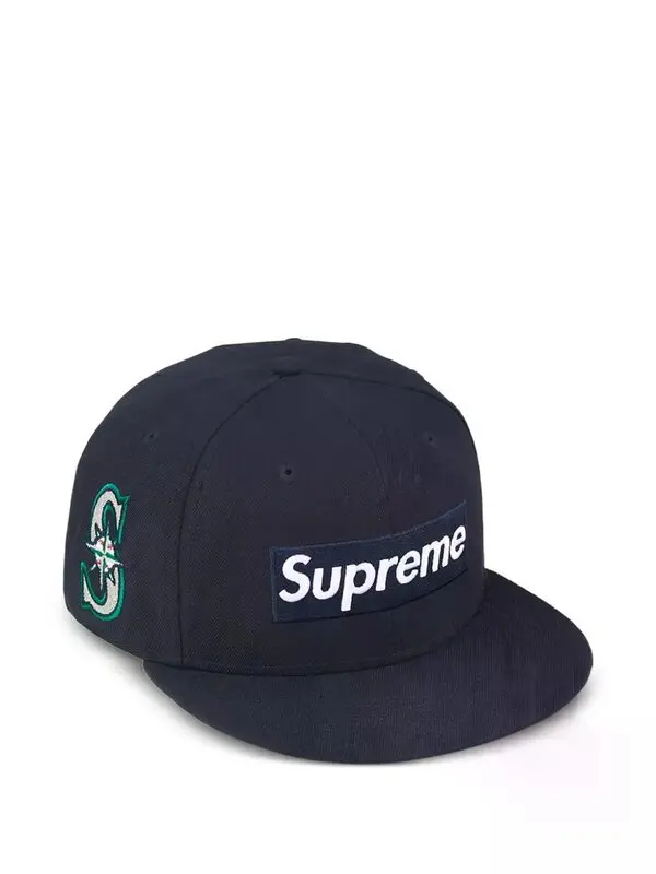 Supreme Mlb Teams Box Logo New Era Cap - Blue