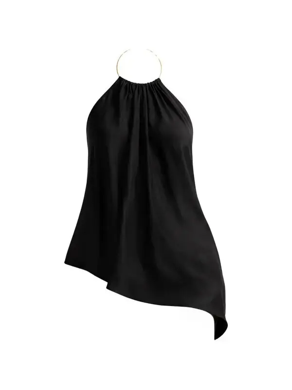 Cynthia Rowley Talita Ring Blouse - Black