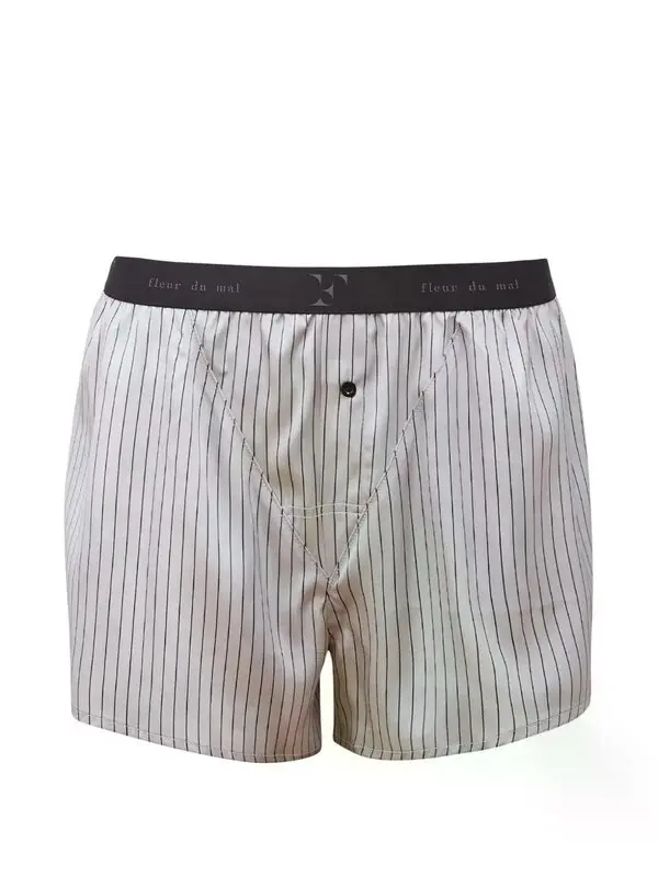 FLEUR DU MAL Pinstripe Board Boxer