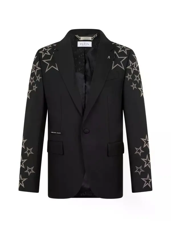 Philipp Plein Studs Star-detail Blazer