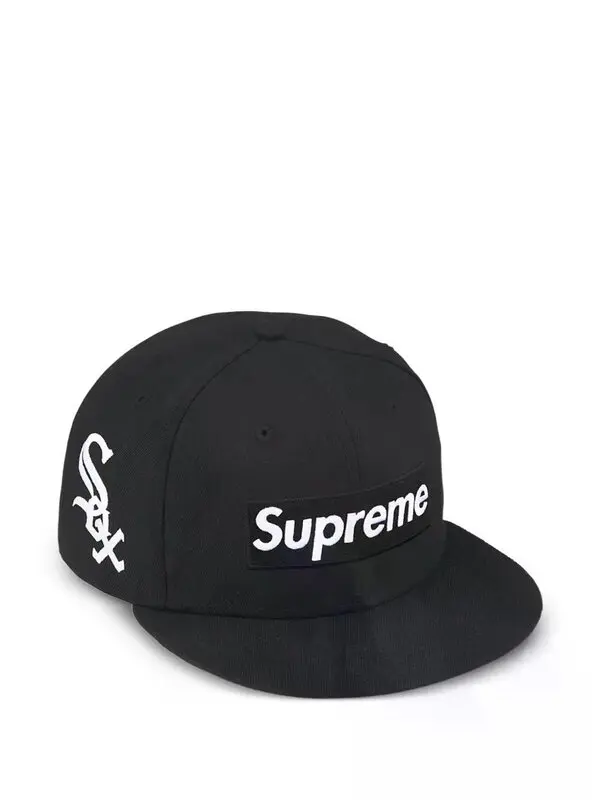 Supreme Mlb Teams Box Logo New Era Cap - Black