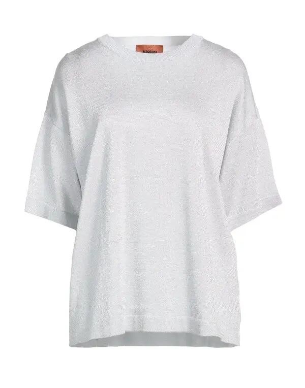 Missoni Viscose Blend Sweater With Metallic Fiber - Silver