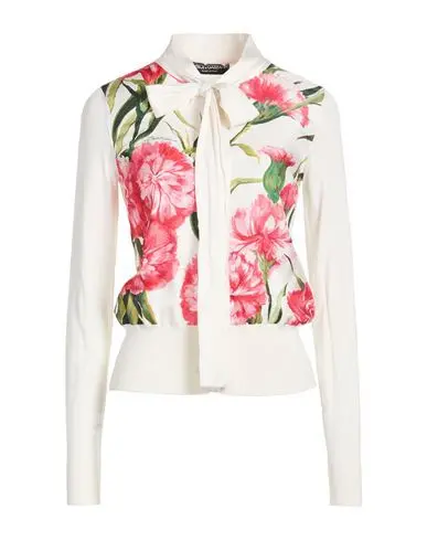 Dolce & Gabbana Floral Print Cardigan - Off White